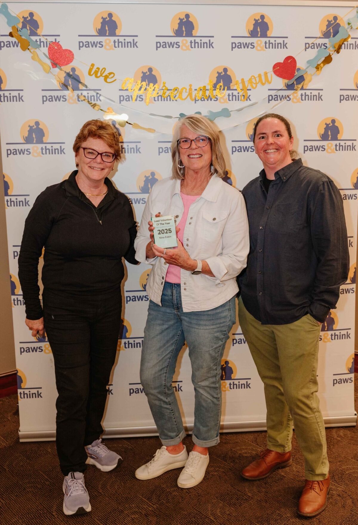 Volunteer of the Year - Paws & Think